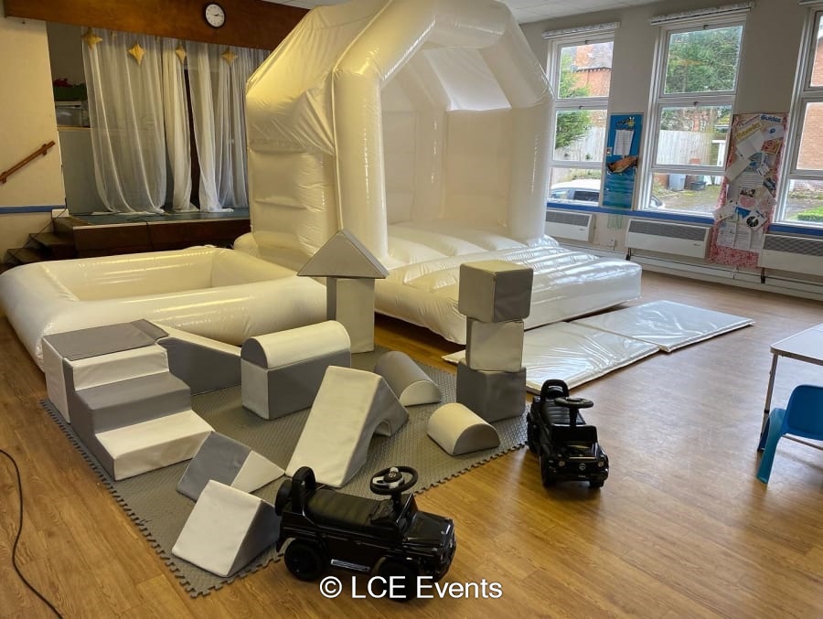 White soft play package - Bouncy Castle Hire, soft play hire, in ...